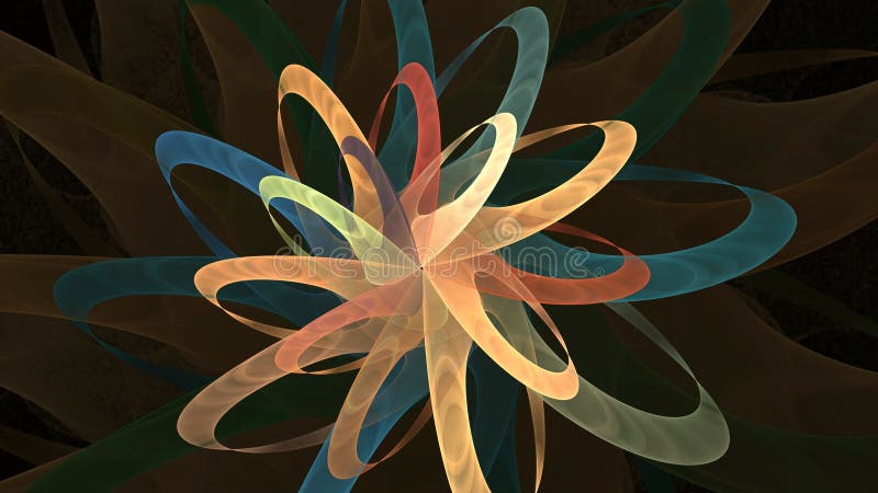 Animated Moving Pictures. Digital Moving Multicolored Figures in Dance ...