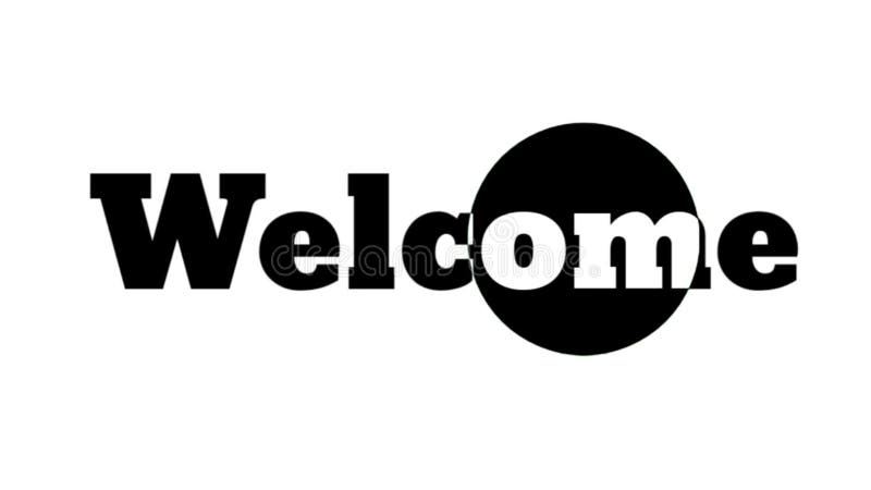 Animated Moving Welcome Letters Stock Footage - Video of concept, font ...