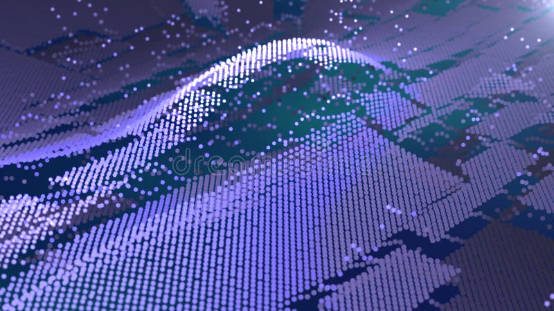 Animated Multicolored Background of Round Particles Stock Video - Video ...