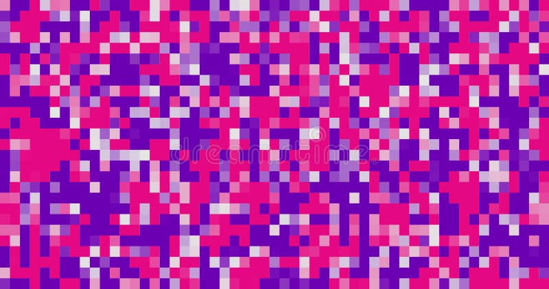 Animated Multicolored Pixel Background. 4K Resolution Abstract Pixel ...