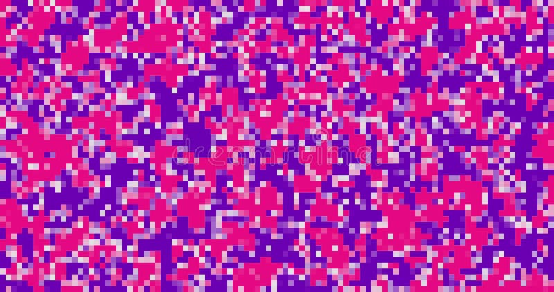 Animated Multicolored Pixel Background. 4K Resolution Abstract Pixel ...