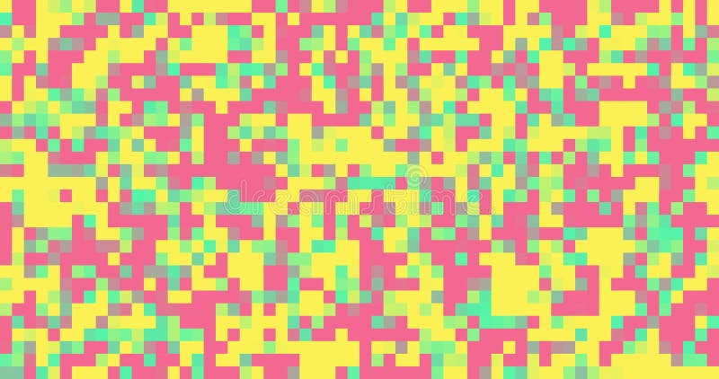 Animated Multicolored Pixel Background. 4K Resolution Abstract Pixel ...