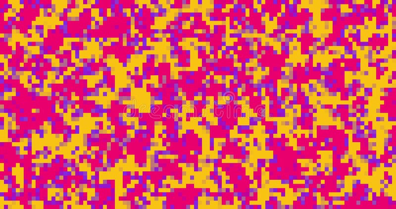 Animated Multicolored Pixel Background. 4K Resolution Abstract Pixel ...