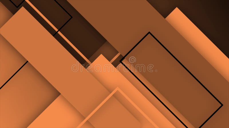 Orange Color Diagonal Moving Rectangular Box Professional Background ...