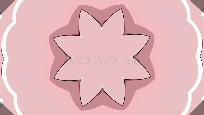 Animated Pattern Style with Floral Layers. Design. Abstract Floral ...