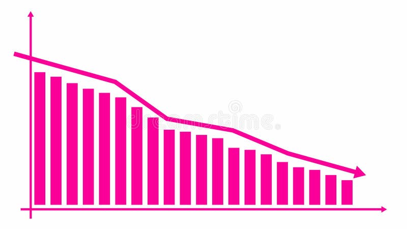 A Pink Pie Chart Divided into Equal Sectors with Symbols of Distance ...