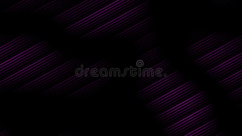 Pink Color Parallel Lines Pattern Flowing Over Black Background, Loop Able Dark Background Stock ...