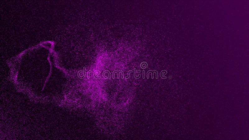 Pink Color Small Moving Particles Background Stock Video - Video of ...