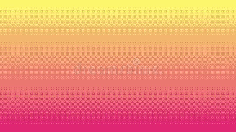 Animated Pixel Art Pastel Peach Colored Gradient Background. Looping ...