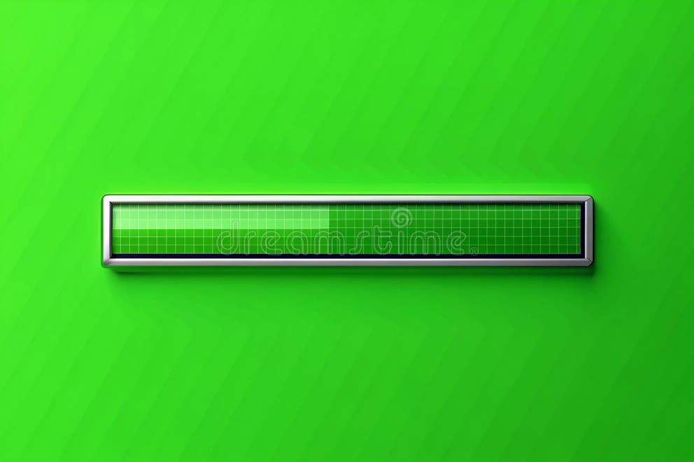 Animated Pixelated Green Loading Bar for Seamless Download Transfer ...
