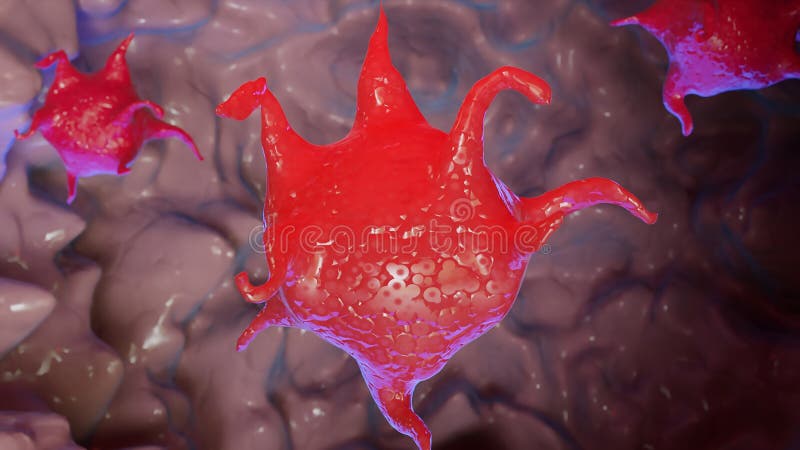 Platelets on a wound stock illustration. Illustration of anatomy - 2202469