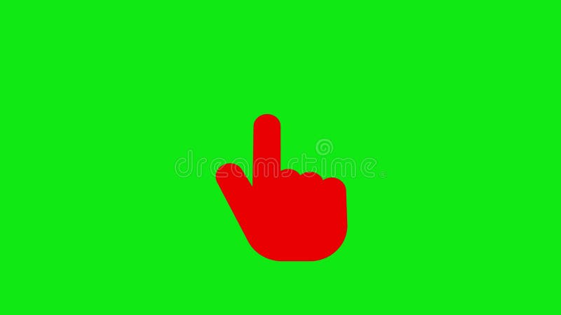 Animated Pointing Up Finger Touch Icon, Touchscreen Control Gesture ...