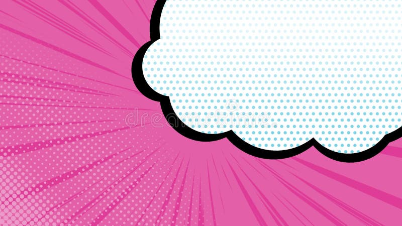 Animated Pop Art Comic Background with Place for Text. Stock Footage ...