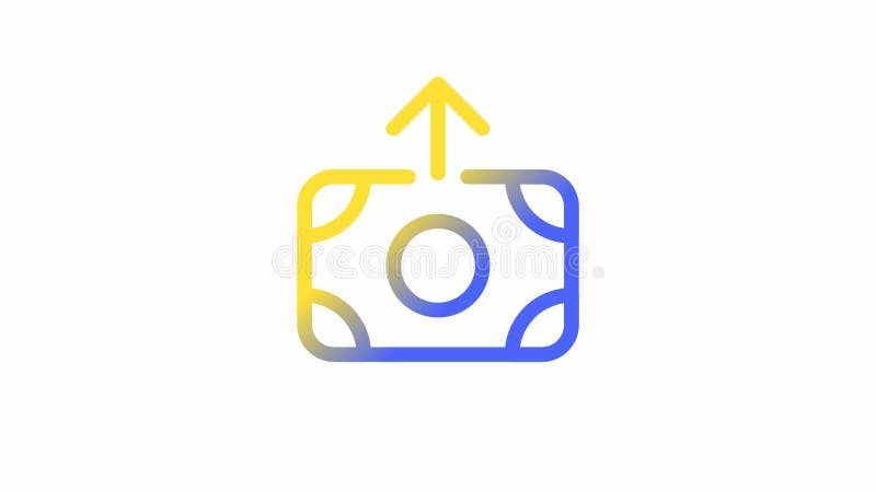 Animated Purchase Gradient Ui Icon Stock Video - Video of money ...