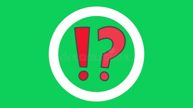 Animated Pop Up Question Marks Comic Speech Bubbles White Background ...