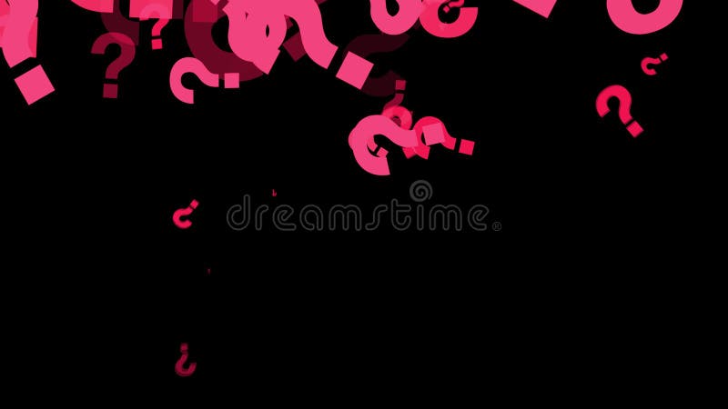 Animated Question Marks for Quiz Shows Transitions Stock Video - Video ...