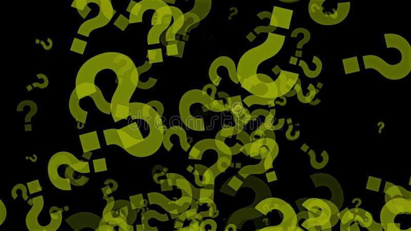 Animated Question Marks Rising from the Ground Stock Footage - Video of ...