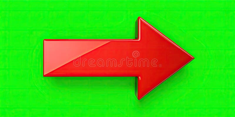 Animated Red Arrow Chroma Key Overlay Dynamic Motion Graphics for Video ...