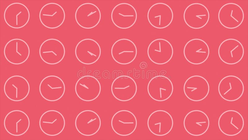 Red Color Multiple Moving Clocks Shows that Time is Not Constant Time ...
