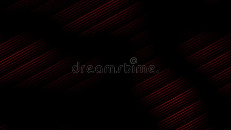 Red Color Parallel Lines Pattern Flowing Over Black Background, Loop Able Dark Background Stock ...