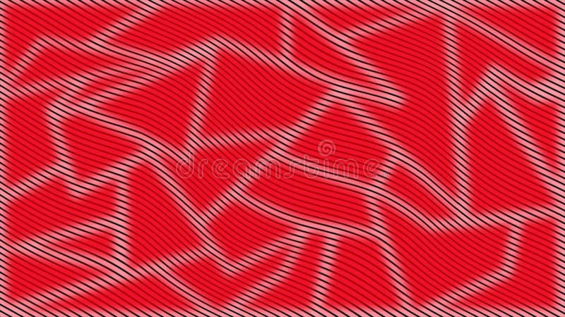 Red Color Simple and Classy Wavy Pattern Abstract Design Loop Able Geometric Background Stock ...
