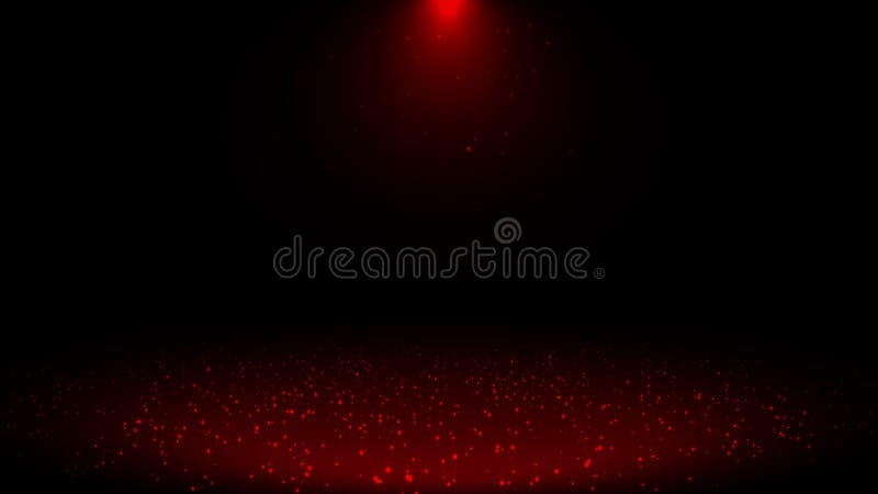 Red Falling Glitter Particles Awards Background, Futuristic Red ...