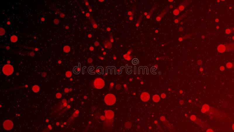 Red Particles with Red Light Rays Background Stock Footage - Video of ...