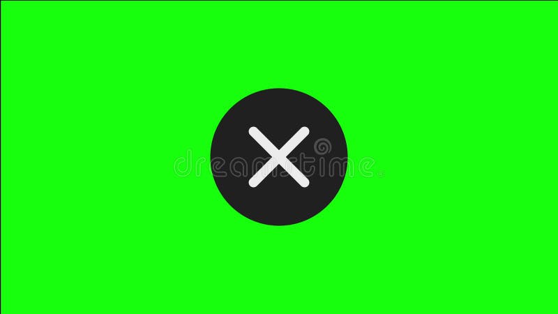 Animated Rejected Green Screen Stock Video - Video of disappears ...
