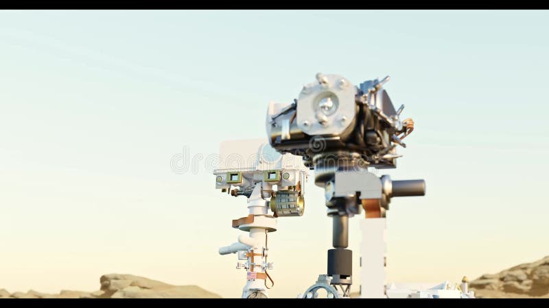 Animated Render of a Smooth Dolly Shot of the Mars Perseverance Rover ...