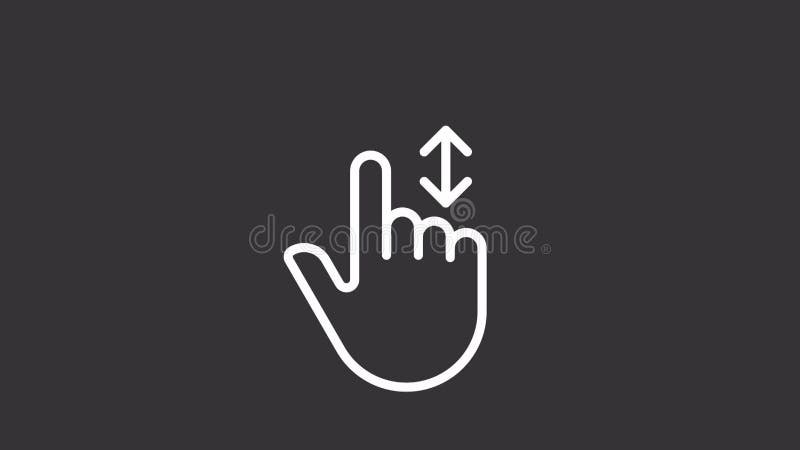 Animated Scroll Gradient Icon Stock Video - Video of motion, touchpad ...