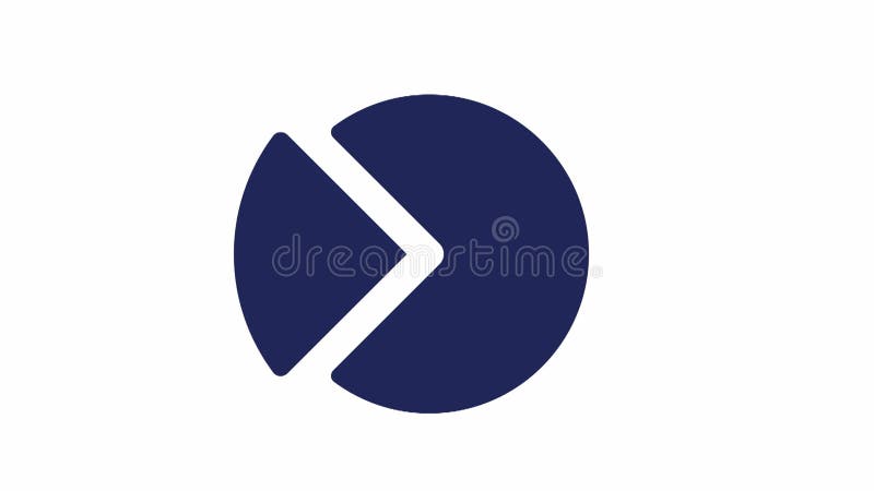 Animated Sector Chart Solid Ui Icon Stock Video - Video of division ...