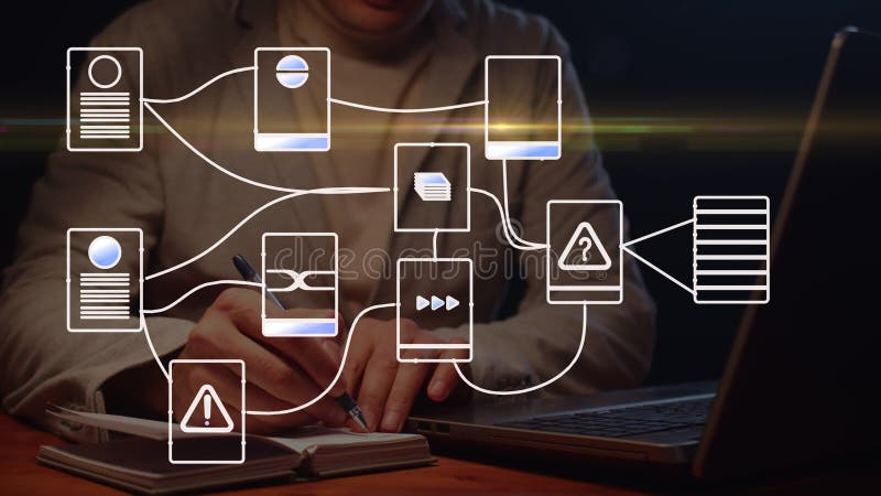 Animated Symbols of Digitalization of Document Flow and Information ... Animated Symbols of Digitalization of Document Flow and Information ...