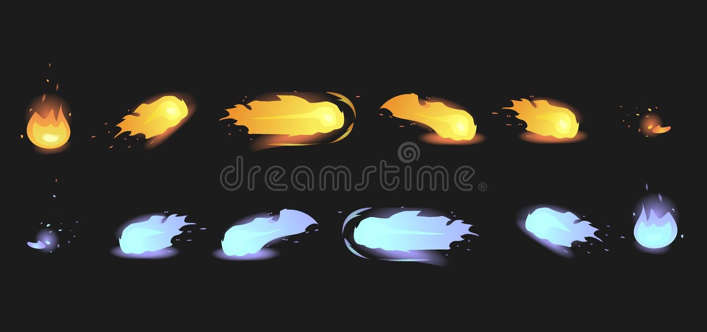 Animated Fireball Comet Stock Illustrations – 6 Animated Fireball Comet ...