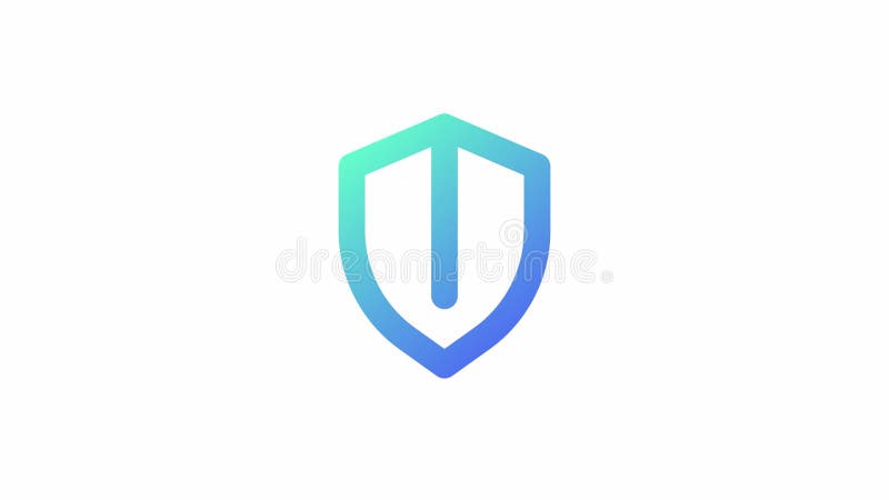Animated Shield Icon. Animation, Pictogram, Motion Graphics Stock ...