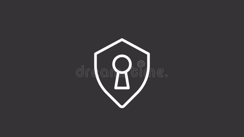 Animated Shield Icon. Animation, Pictogram, Motion Graphics Stock ...