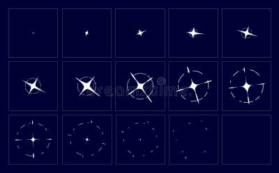 Twinkle Animation Sprite Stock Illustrations – 18 Twinkle Animation ...