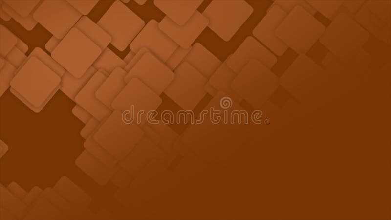 Orange Squares Moving Around Against a Black Background Stock Video ...