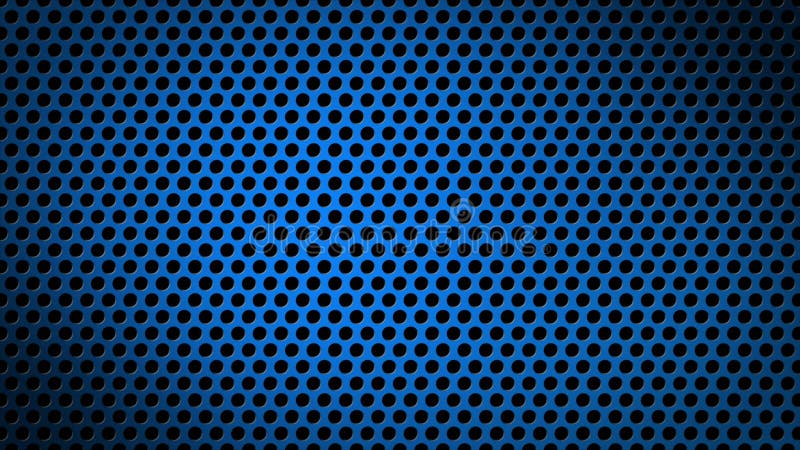 Simple Royal Blue Gradient Metallic Grill Pattern Minimal Geometrical ...