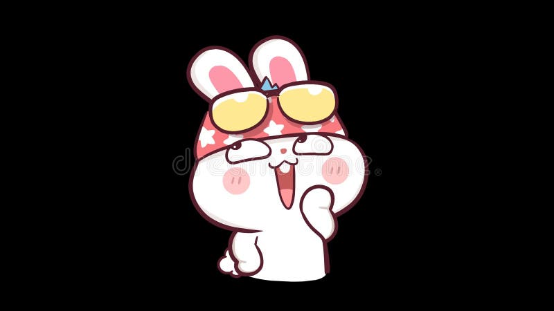 Cheeky Animated Fat Cat with Transparent Background for Video Projects ...