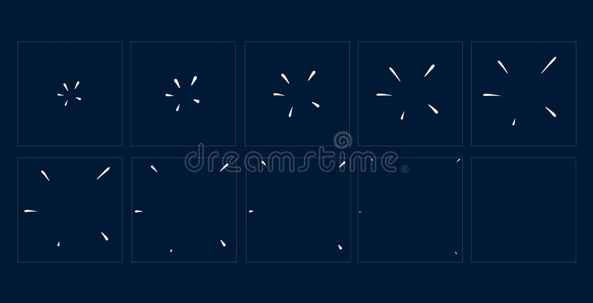 Firework Sequence Stock Illustrations 24 Firework Sequence Stock