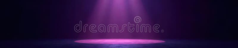 Animated Spotlight Loop on Dark Stage, Glowing Beam , Stage Lighting ...
