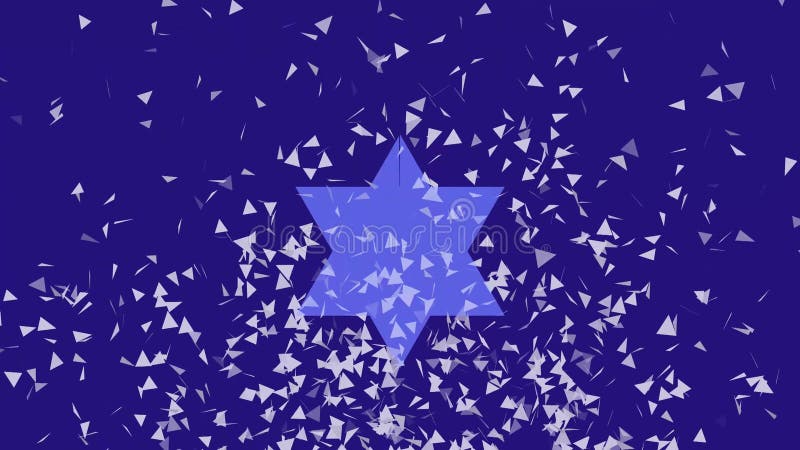 Animated Blue Star of David Stock Video - Video of david, symbol: 231215791