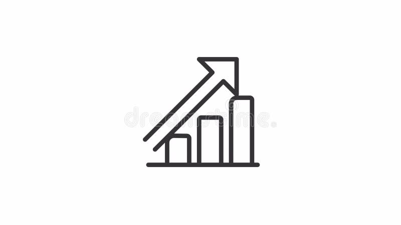 Financial Analysis Icon Animation Stock Video - Video of pictogram ...