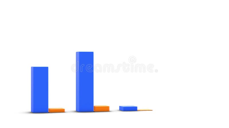 Animated Statistics Bars Columns Growth Chart Stock Video - Video of ...
