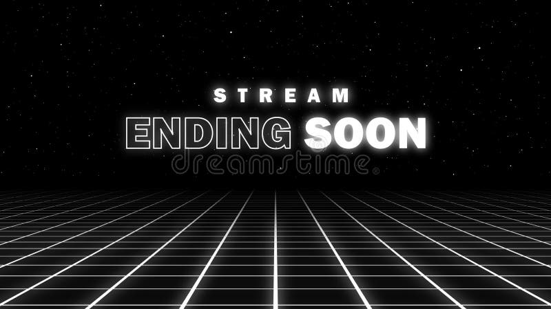 Animated Stream Overlay Starting Soon Motion Graphic Stock Video ...