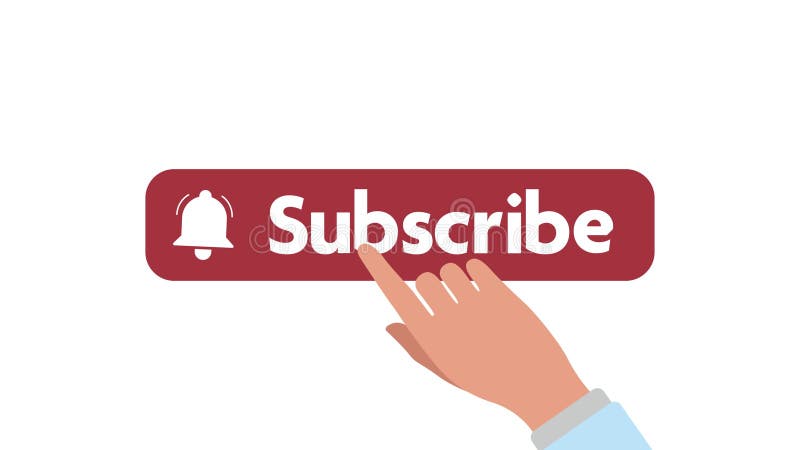 Animated Subscribe for More Message with Engaging Visuals Stock Footage ...