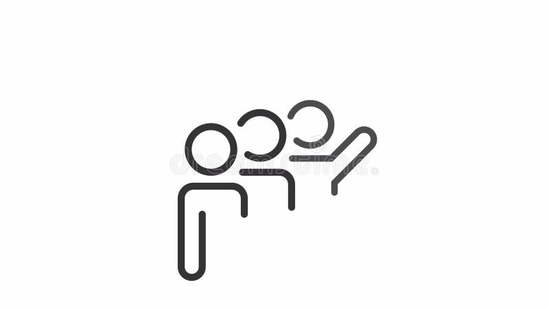 Animated Teamwork Linear Icon Stock Footage - Video of teamwork ... Animated Teamwork Linear Icon Stock Footage - Video of teamwork ...