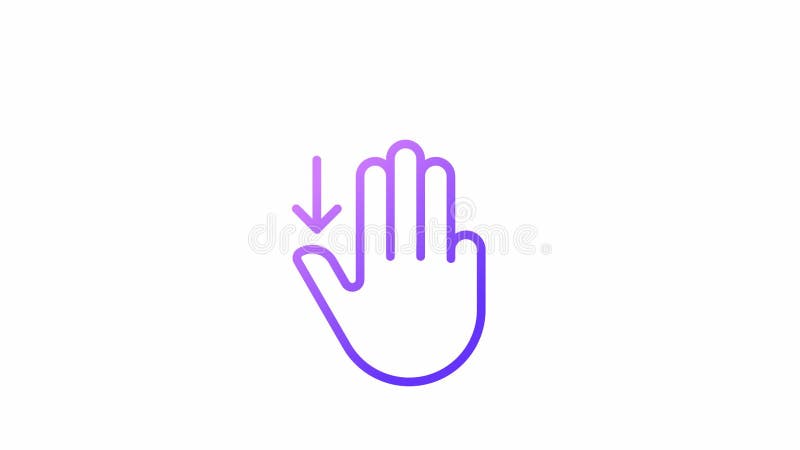Animated Finger Touch Gradient Icon Stock Footage - Video of digital ... Animated Finger Touch Gradient Icon Stock Footage - Video of digital ...