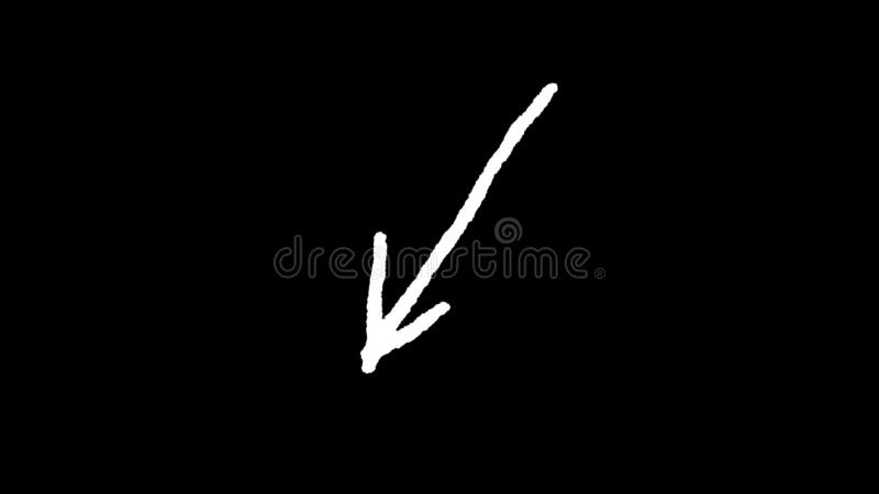 Animated Symbol of an Arrow with a Loop.white Arrow Rising Transparent ...