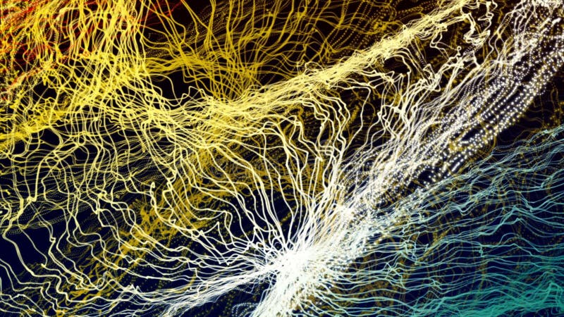 System of particles - loop stock footage. Video of loopable - 209064472